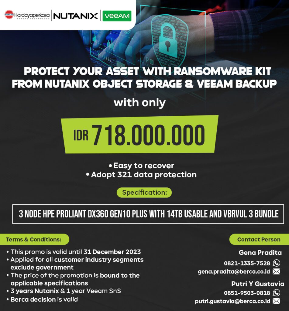 veeam dan nutanix - Berca Hardayaperkasa